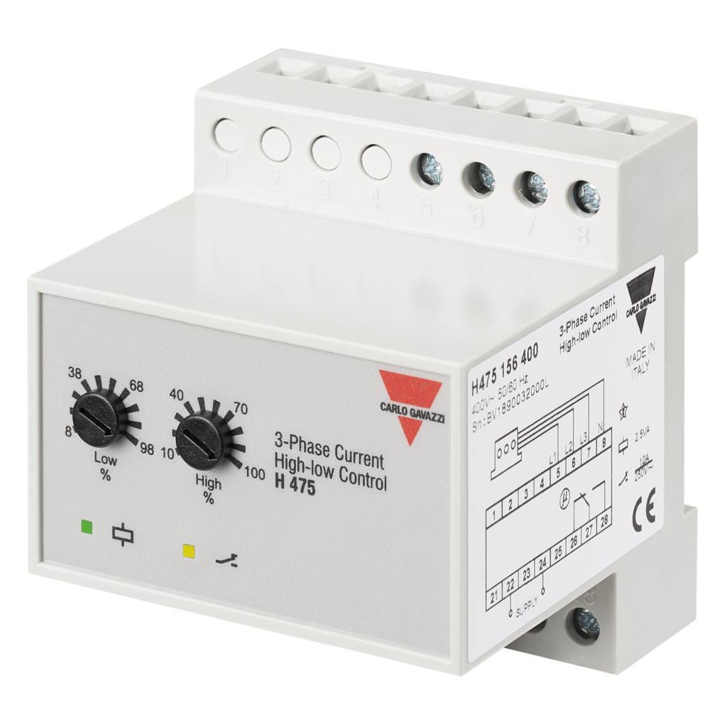 H 475 3-Phase Max & Min Current Control Monitoring Relay - SCL System